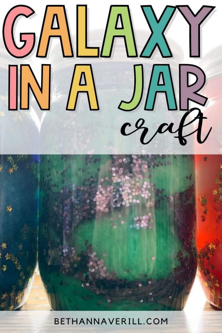 Galaxy in a Jar Craft | Beth Ann Averill