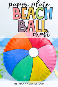 How to Make a Colorful Beach Ball Paper Plate Craft with Your Kids ...