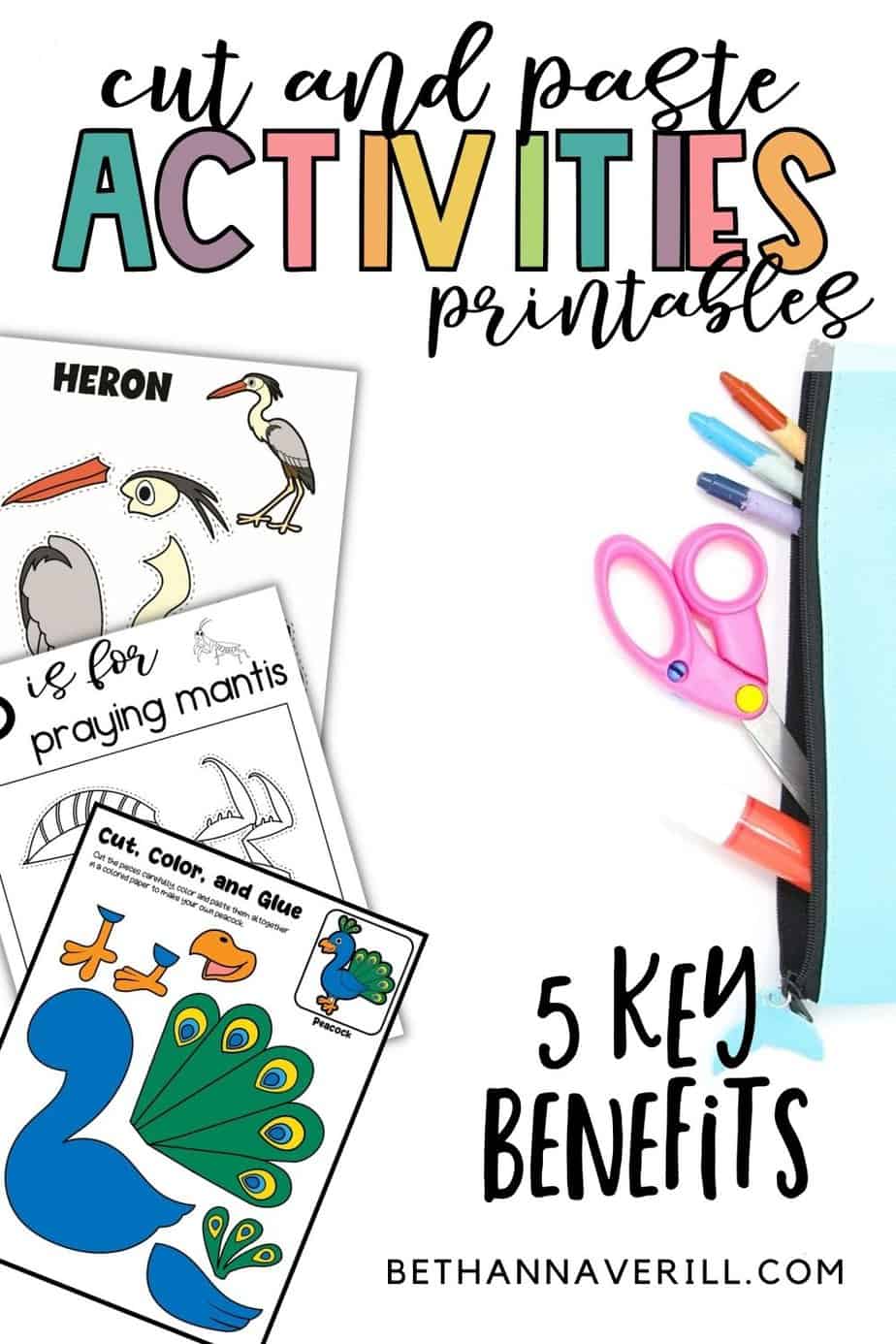 The Benefits of Using Cut and Paste Activities for Preschoolers | Beth ...