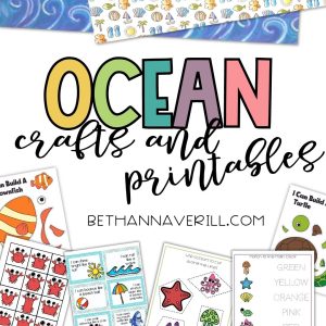 Ocean Crafts and Printables for Preschoolers | Beth Ann Averill