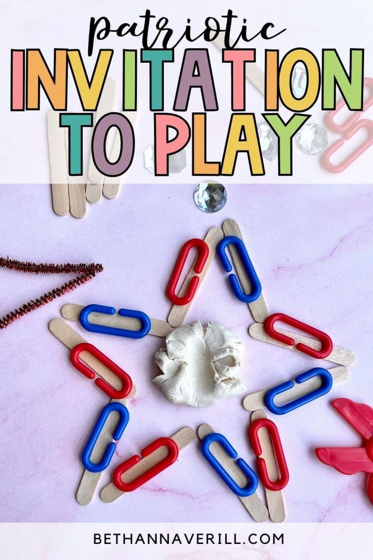 Patriotic Invitation to Play: Exploring Creativity with Play Dough ...