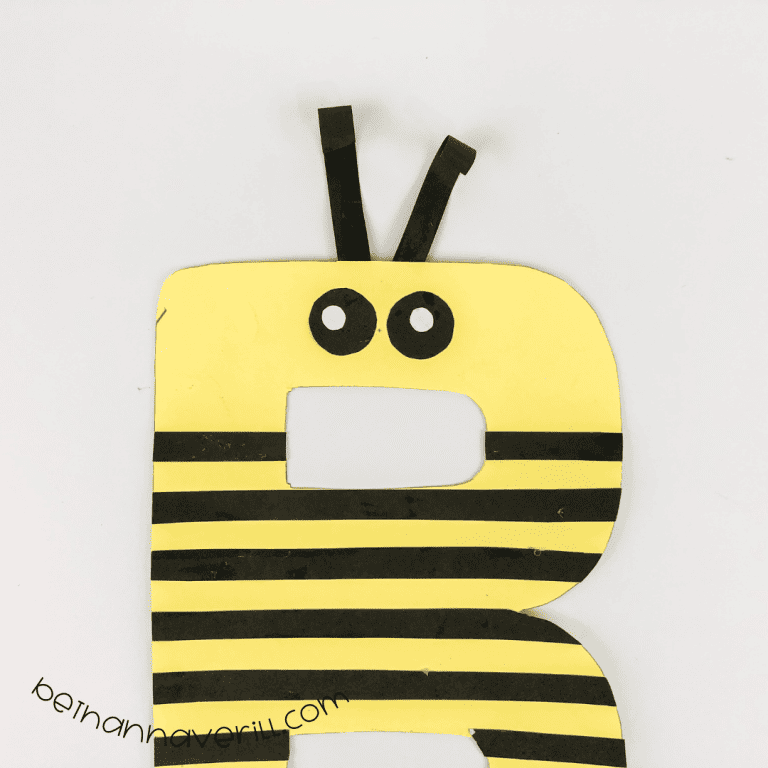 B is for Bees Craft for Preschoolers | Beth Ann Averill