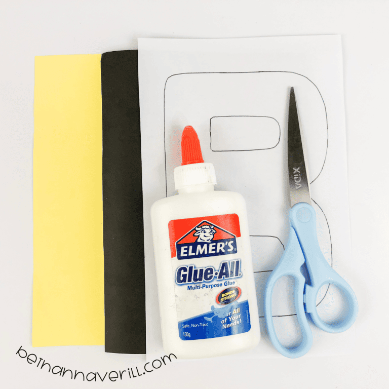 B is for Bees Craft for Preschoolers | Beth Ann Averill