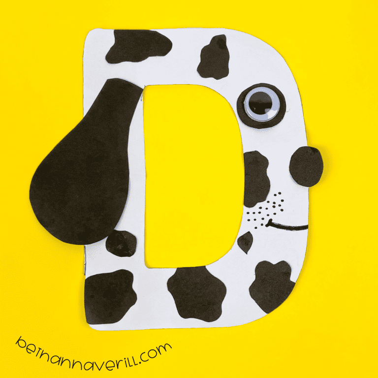D is for Dog Craft for Preschoolers | Beth Ann Averill