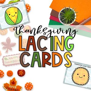 Halloween Lacing Cards Printable with ADORABLE Kids in Halloween ...