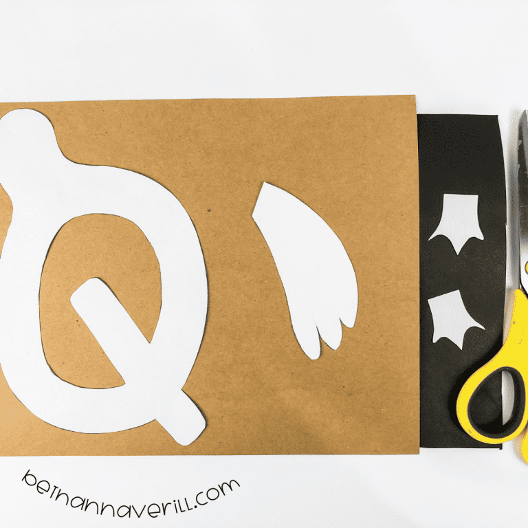 Q is for Quail Craft for Preschoolers | Beth Ann Averill