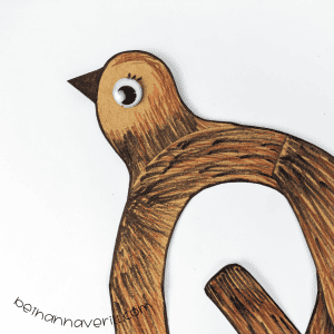 Q is for Quail Craft for Preschoolers | Beth Ann Averill