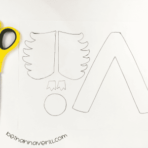 V is for Vulture Craft for Preschoolers | Beth Ann Averill