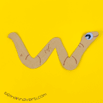 W is for Worm Craft for Preschoolers | Beth Ann Averill