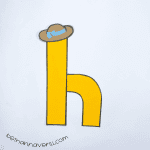 Lowercase h is for Hat Craft for Preschoolers | Beth Ann Averill