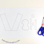 Lowercase v is for Violin Craft for Preschoolers | Beth Ann Averill