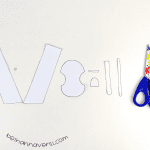 Lowercase v is for Violin Craft for Preschoolers | Beth Ann Averill