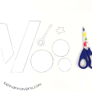 Lowercase y is for Yo-Yo Craft for Preschoolers | Beth Ann Averill