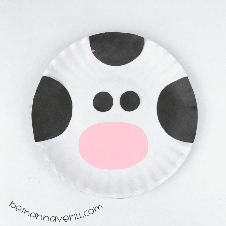 Fun and Easy Cow Paper Plate Craft for Preschoolers | Beth Ann Averill