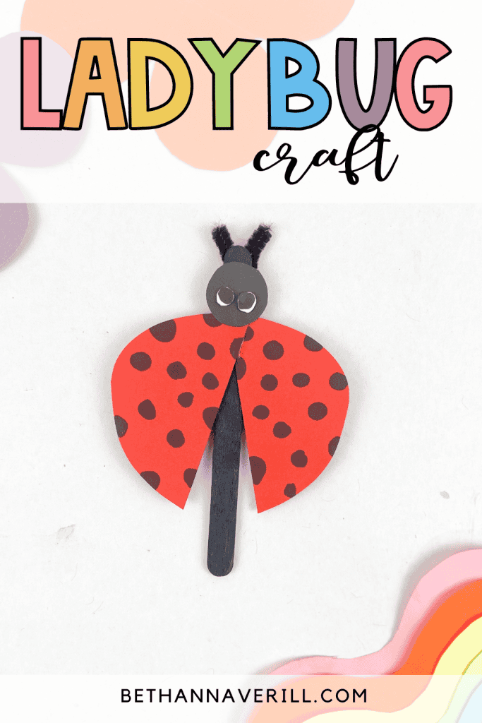 Fun and Easy DIY Ladybug Puppet Craft for Preschoolers | Beth Ann Averill