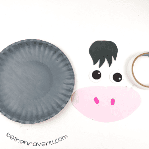 Donkey Paper Plate Craft for Preschoolers | Beth Ann Averill