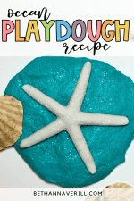 Easy Ocean Playdough Recipe | Beth Ann Averill