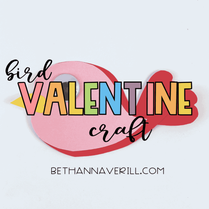 Valentines Bird Craft | Beth Ann Averill