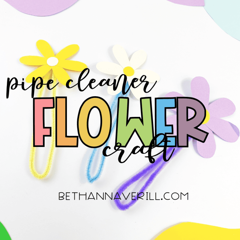 Easy Pipe Cleaner Flower Craft | Beth Ann Averill