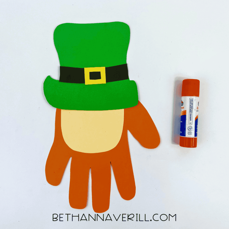 Easy Handprint Leprechaun Craft | Beth Ann Averill