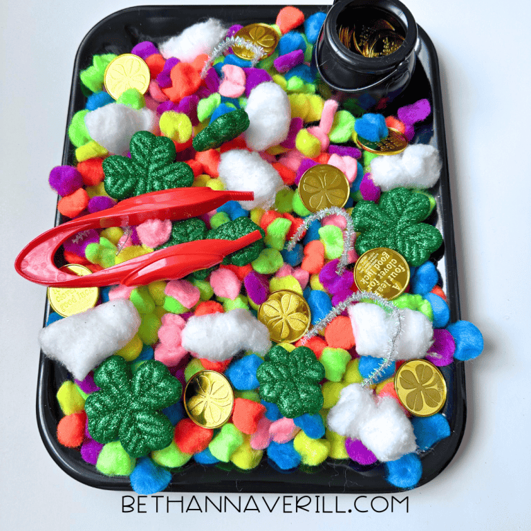 How to Create a St. Patrick's Day Sensory Bin | Beth Ann Averill
