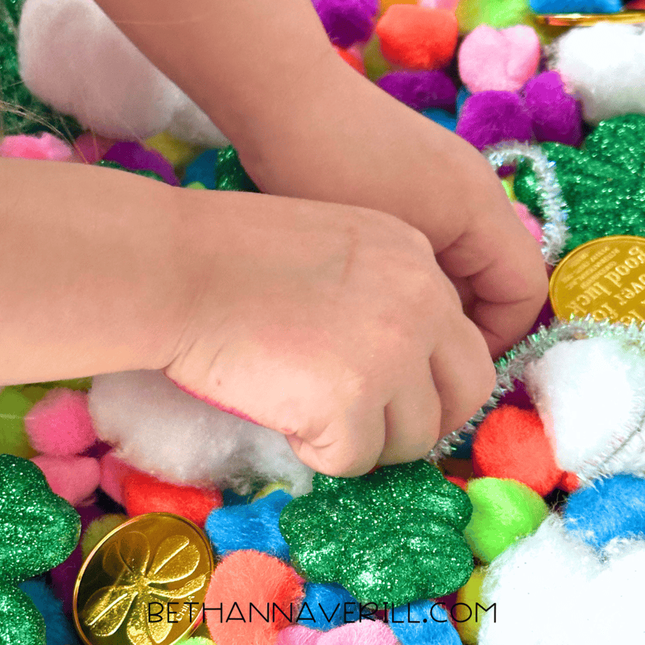 How to Create a St. Patrick's Day Sensory Bin | Beth Ann Averill