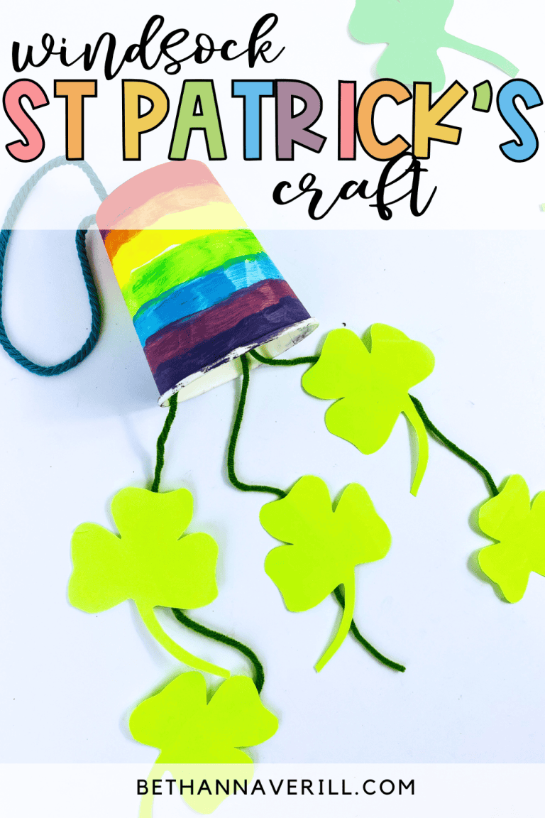 Easy St. Patrick’s Day Windsock Craft | Beth Ann Averill