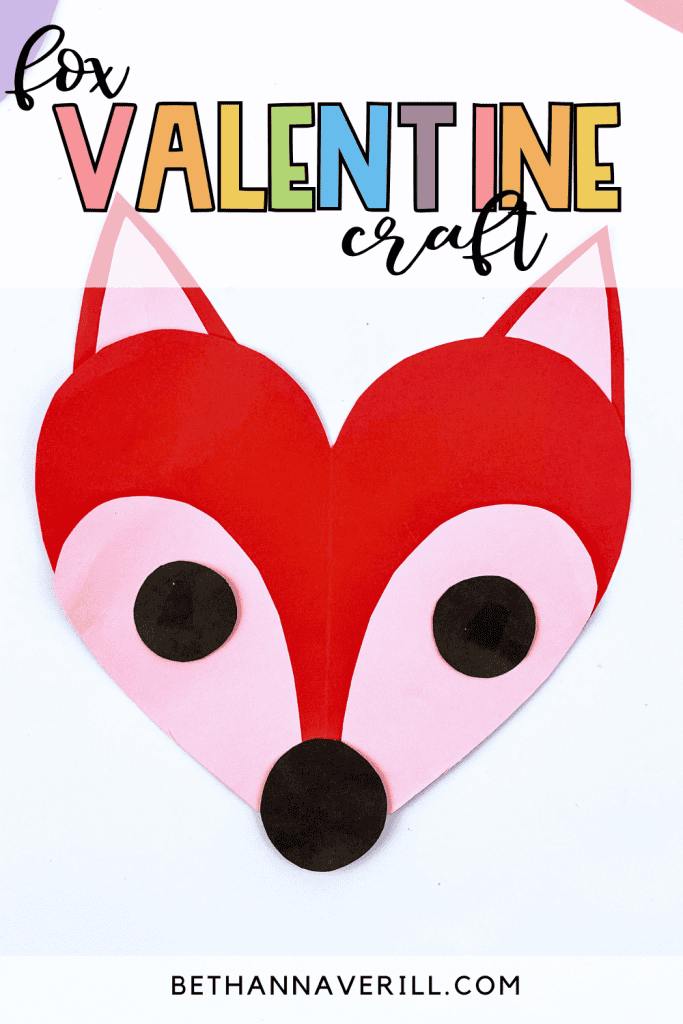 Valentine's Day Fox Craft | Beth Ann Averill