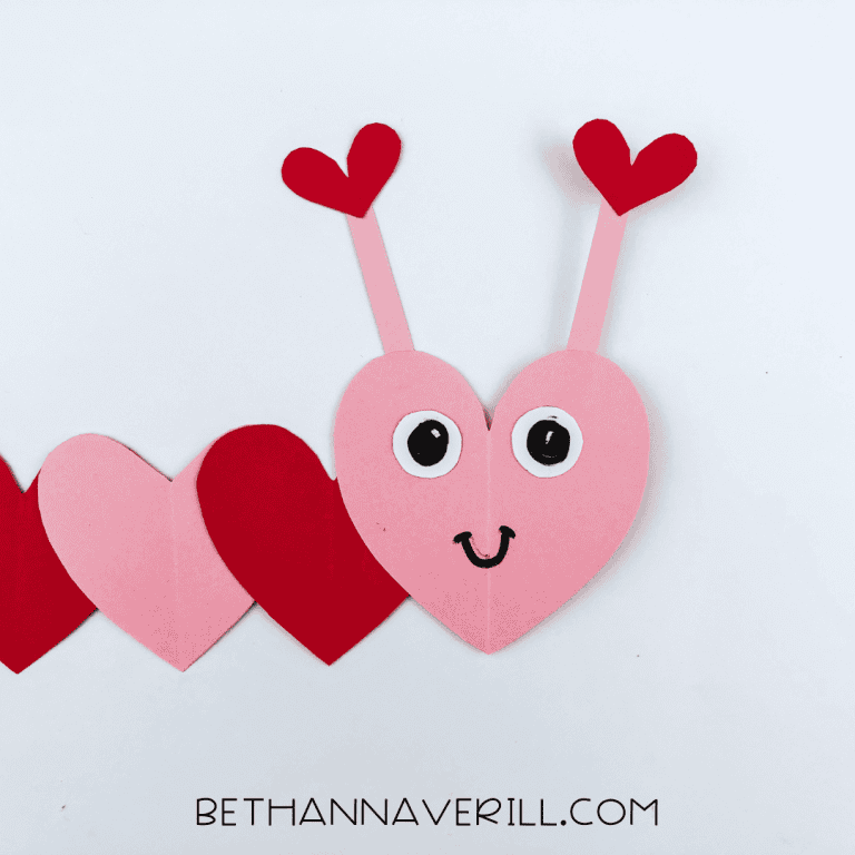 Valentine's Day Caterpillar Craft | Beth Ann Averill