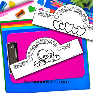 Fun Valentine’s Day Crown Printables | Beth Ann Averill