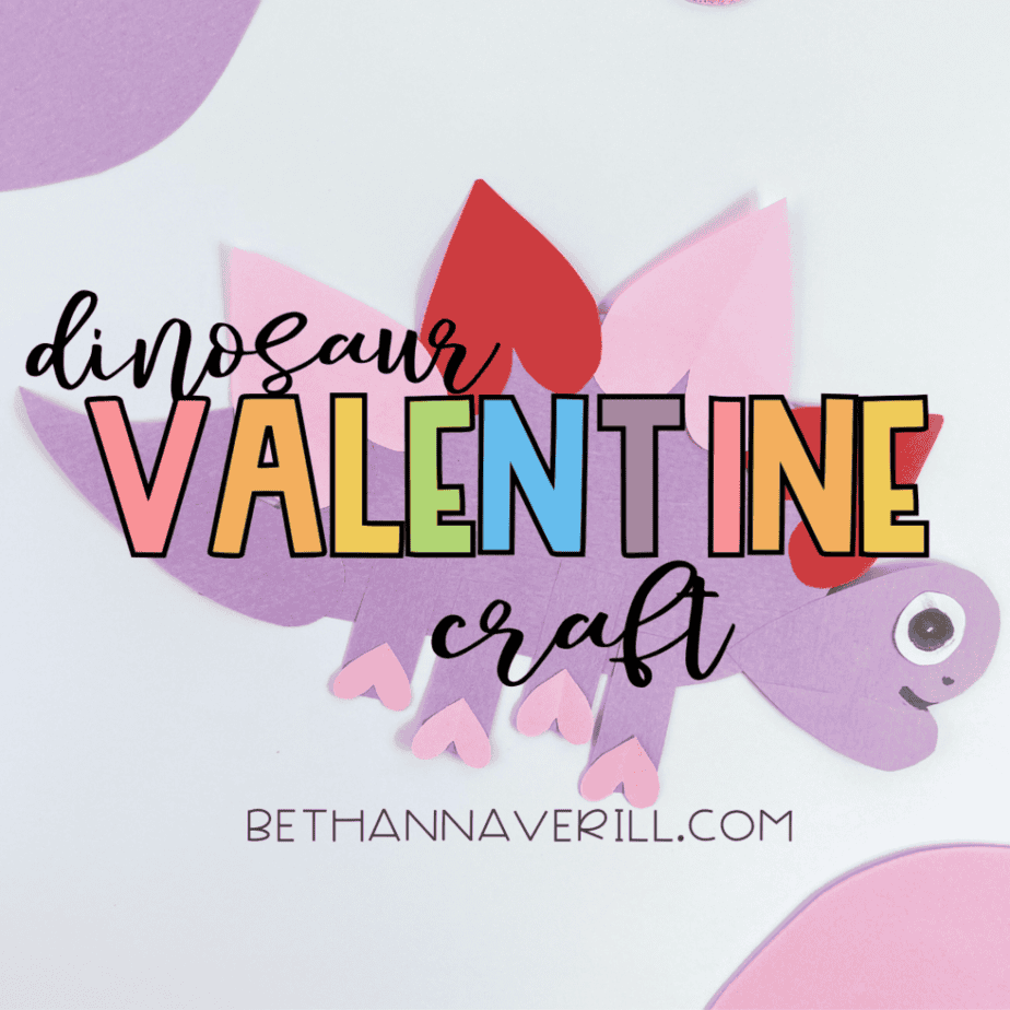Dinosaur Valentine Craft | Beth Ann Averill