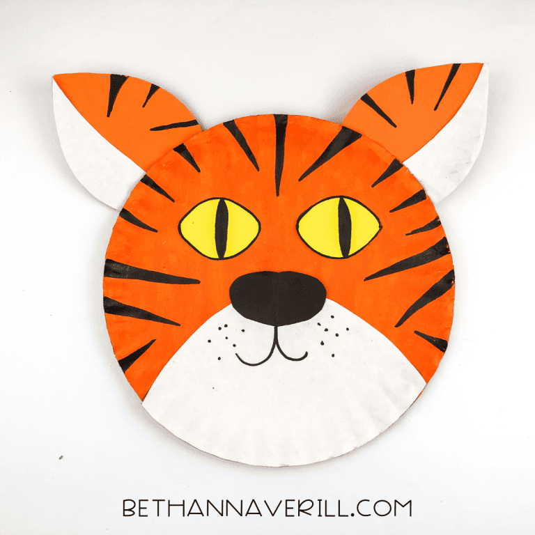 Tiger Paper Plate Craft | Beth Ann Averill