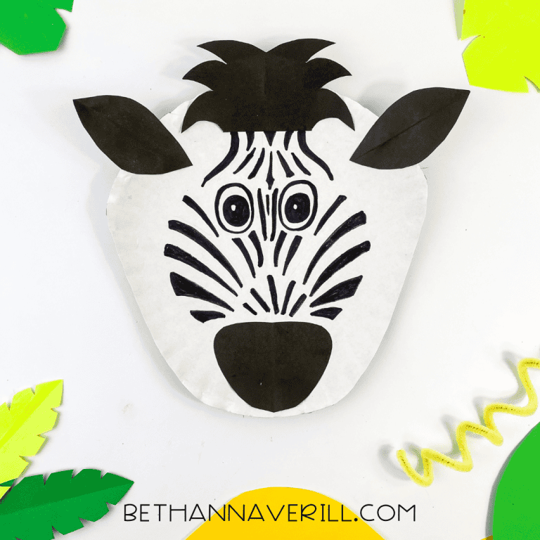 Zebra Paper Plate Craft | Beth Ann Averill