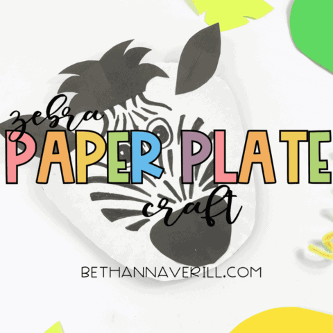 Zebra Paper Plate Craft | Beth Ann Averill