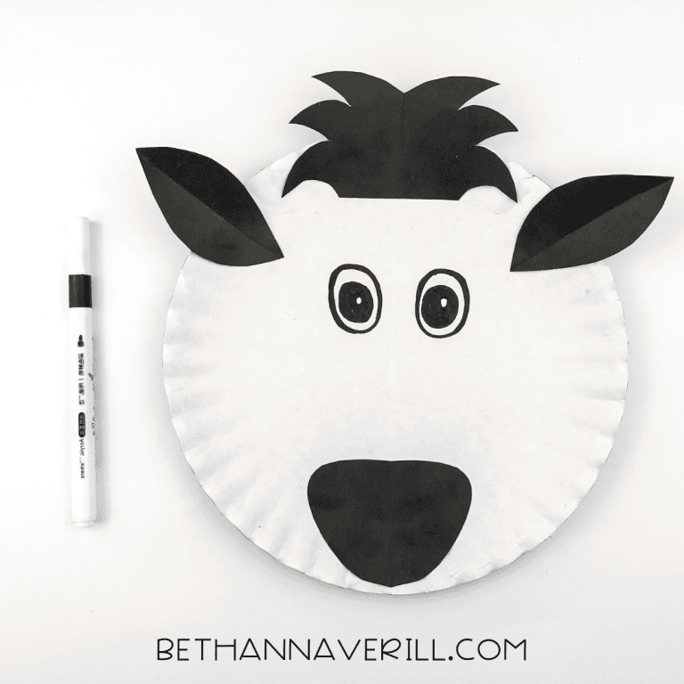 Zebra Paper Plate Craft | Beth Ann Averill