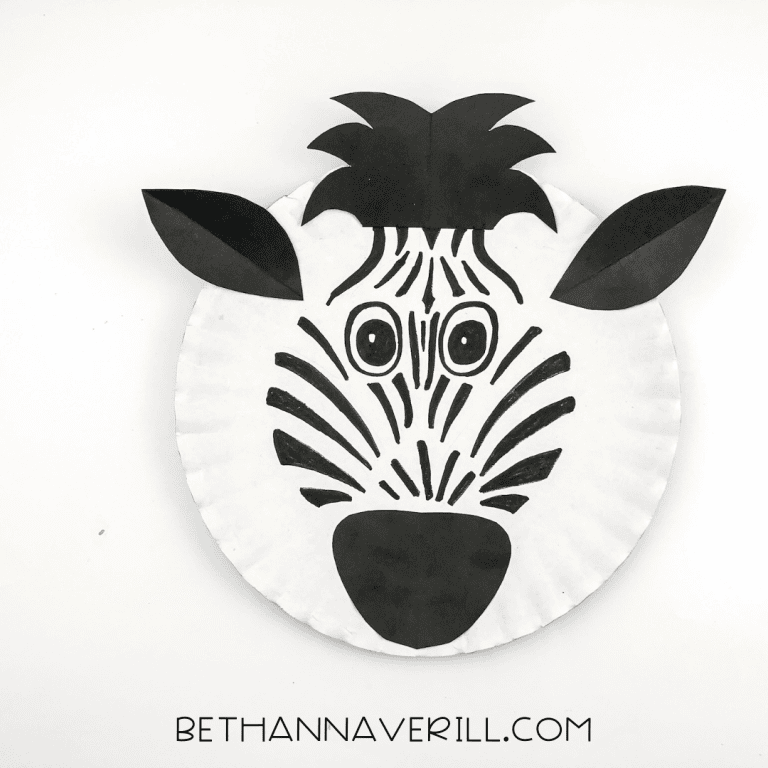 Zebra Paper Plate Craft | Beth Ann Averill