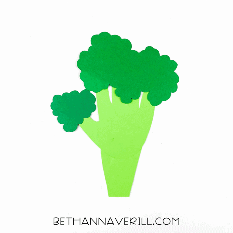 Handprint Broccoli Craft | Beth Ann Averill