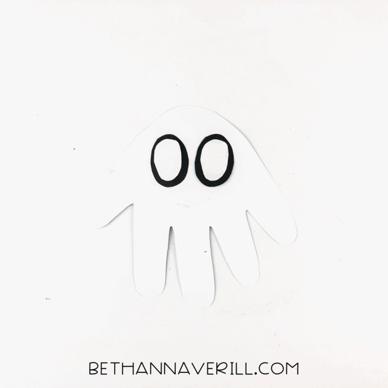 Ghost Handprint Craft | Beth Ann Averill