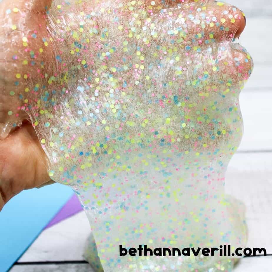 Spring Glitter Slime Recipe for Kids | Beth Ann Averill