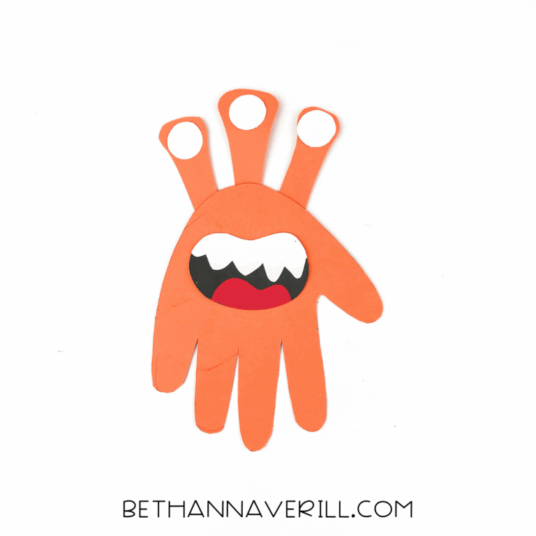 Monster Handprint Craft | Beth Ann Averill