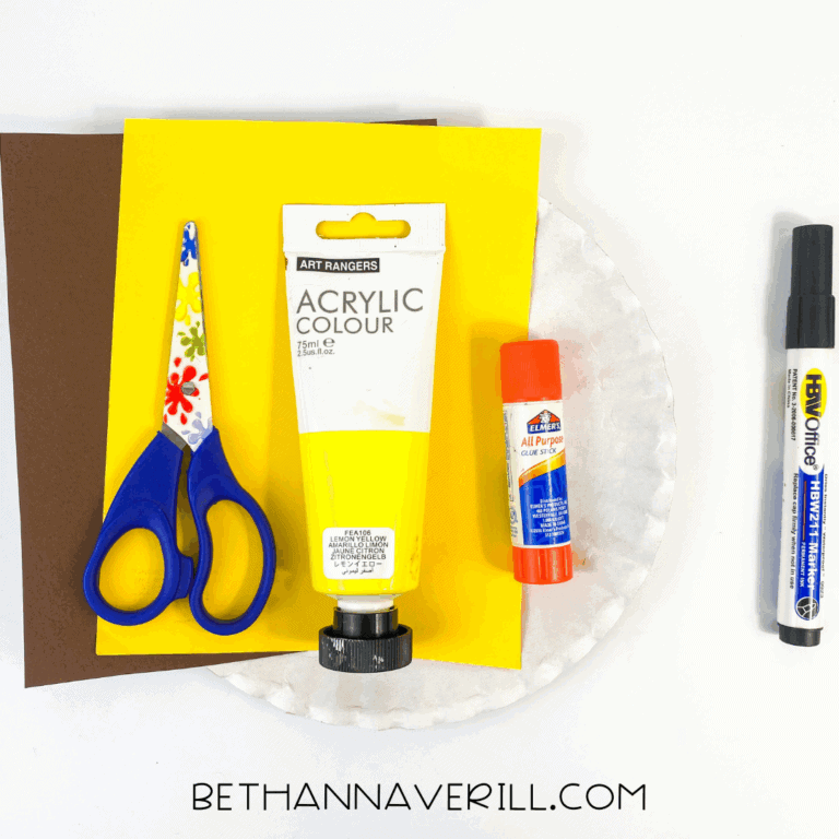 Cheetah Paper Plate Craft | Beth Ann Averill