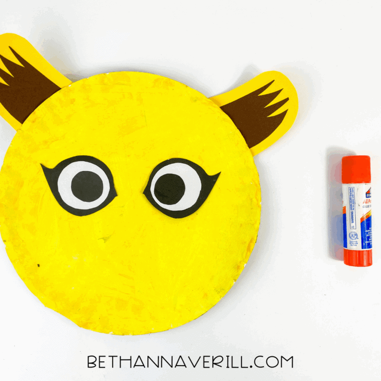 Cheetah Paper Plate Craft | Beth Ann Averill