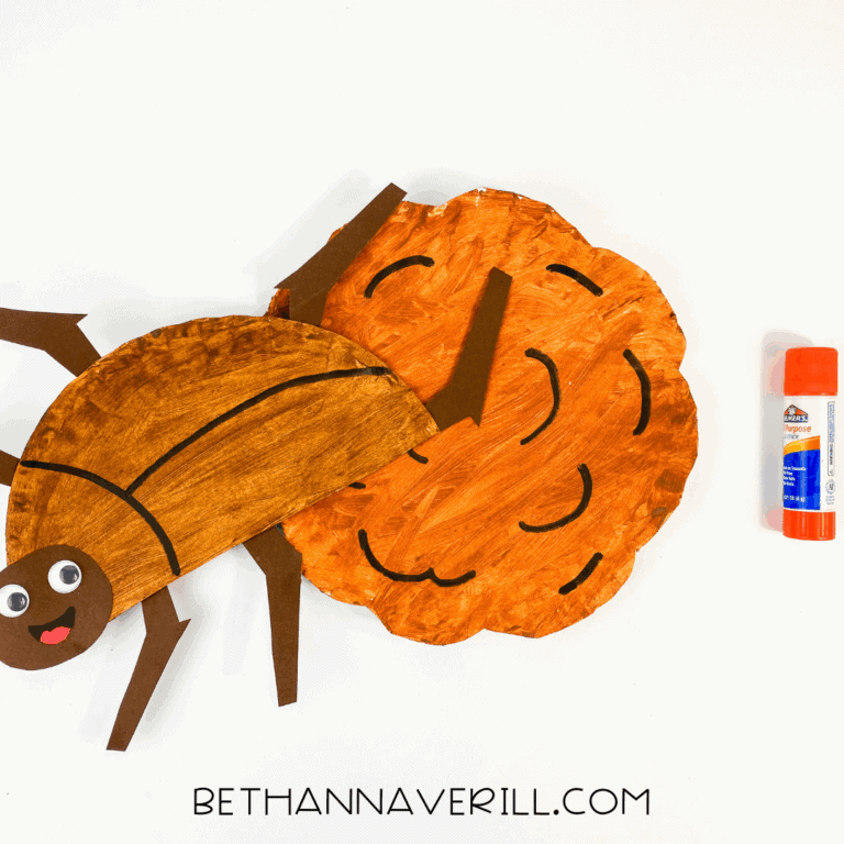 Dung Beetle Paper Plate Craft | Beth Ann Averill