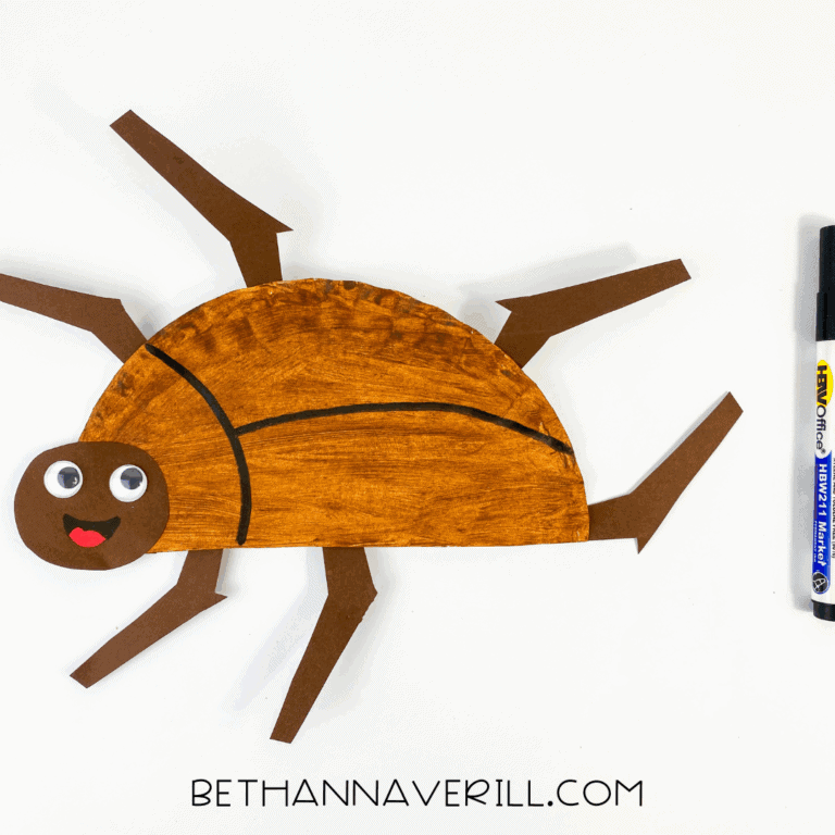 Dung Beetle Paper Plate Craft | Beth Ann Averill