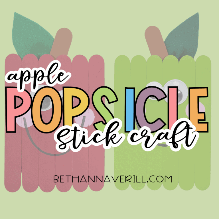 Apple Craft Stick Project | Beth Ann Averill