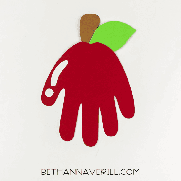 Apple Handprint Craft | Beth Ann Averill