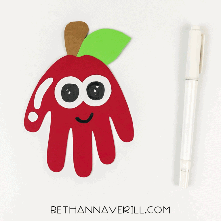 Apple Handprint Craft | Beth Ann Averill
