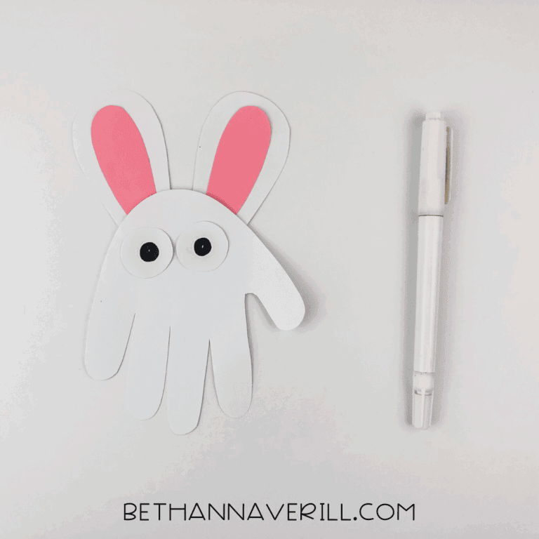 Bunny Handprint Craft | Beth Ann Averill