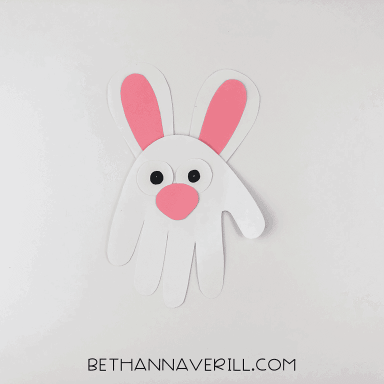 Bunny Handprint Craft | Beth Ann Averill
