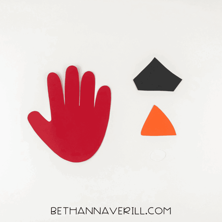 Cardinal Handprint Craft | Beth Ann Averill